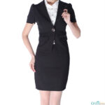 Wholesale Women Jet Black Corporate Wear Suppliers USA