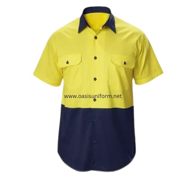 Yellow And Blue Security Guard Shirts Wholesaler & Supplier